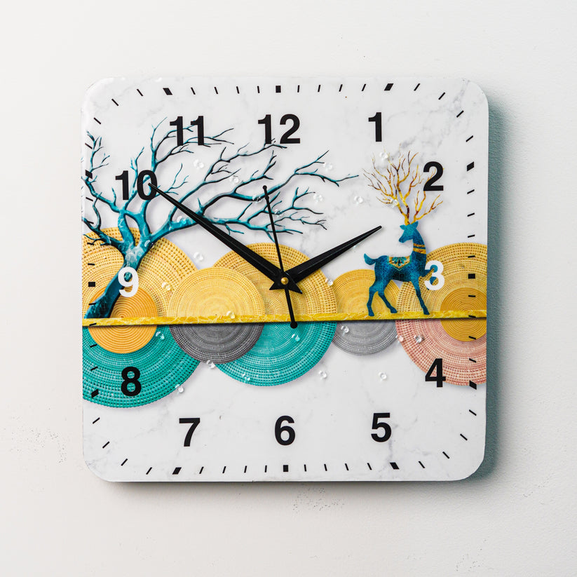 Deer Whisperer Wall Clock – CloveCart